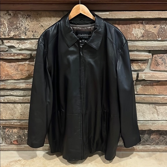Wilsons Leather | Jackets & Coats | Wilson Leather Pelle Studio Black ...